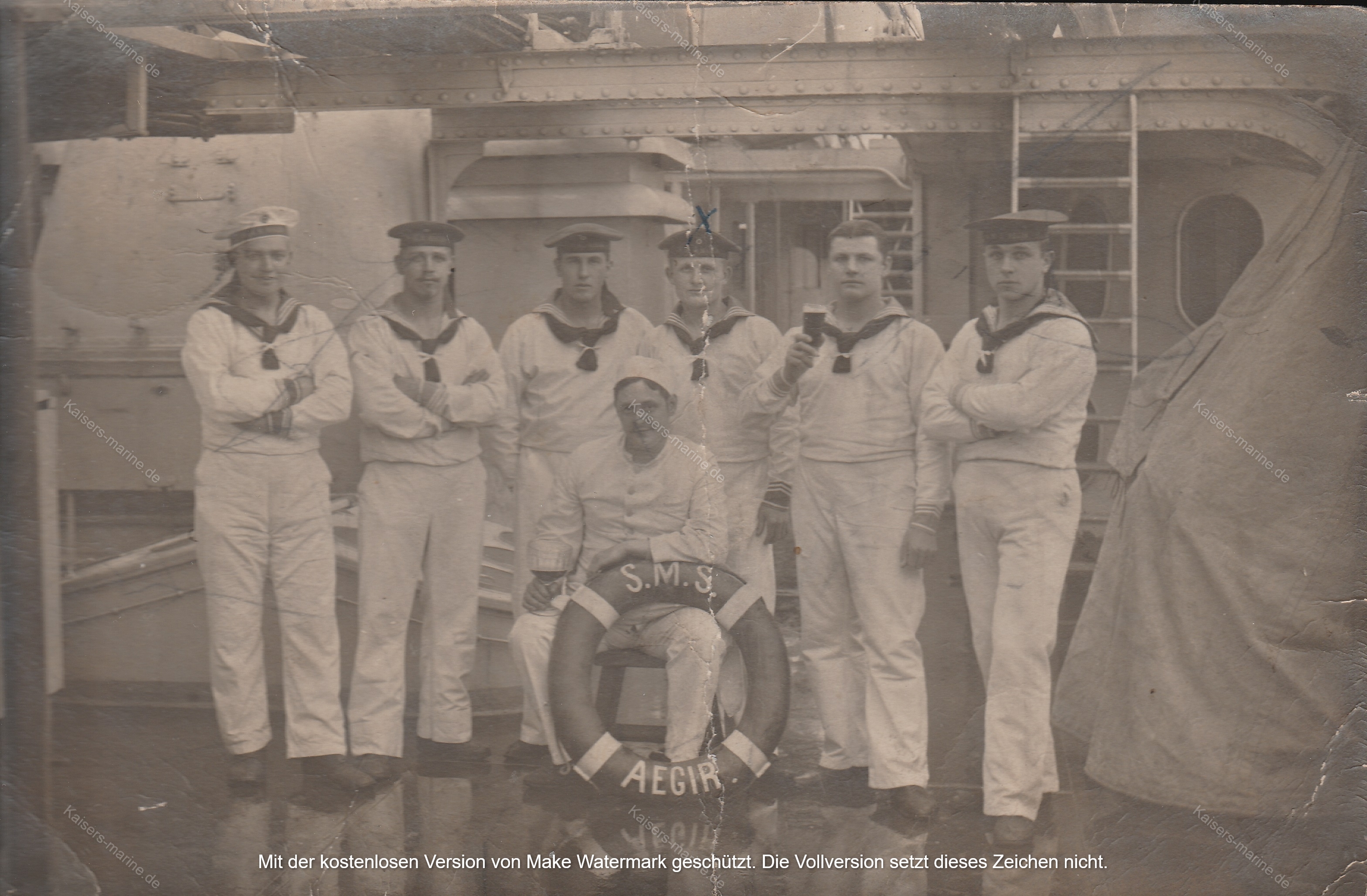 Kaisers Marine - Sammlung - SMS AEGIR