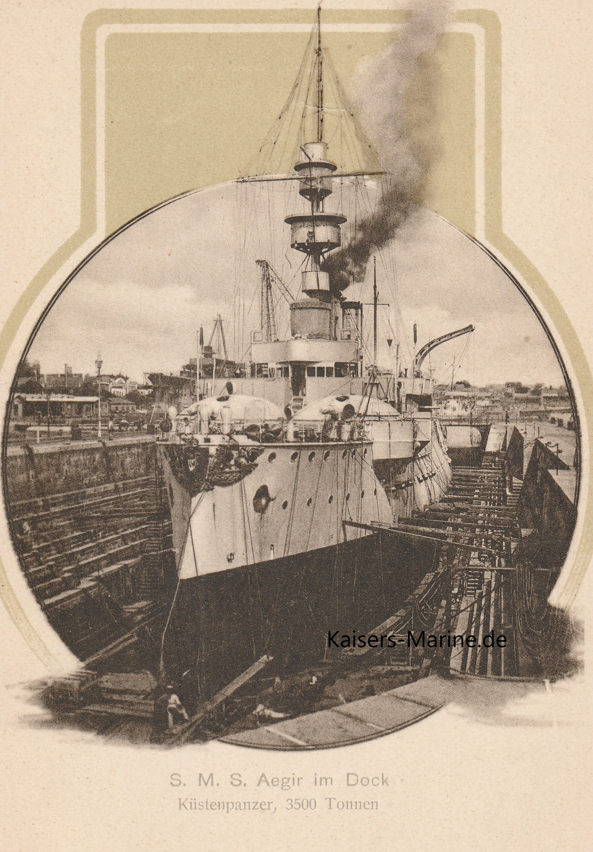 Kaisers Marine - Sammlung - SMS AEGIR