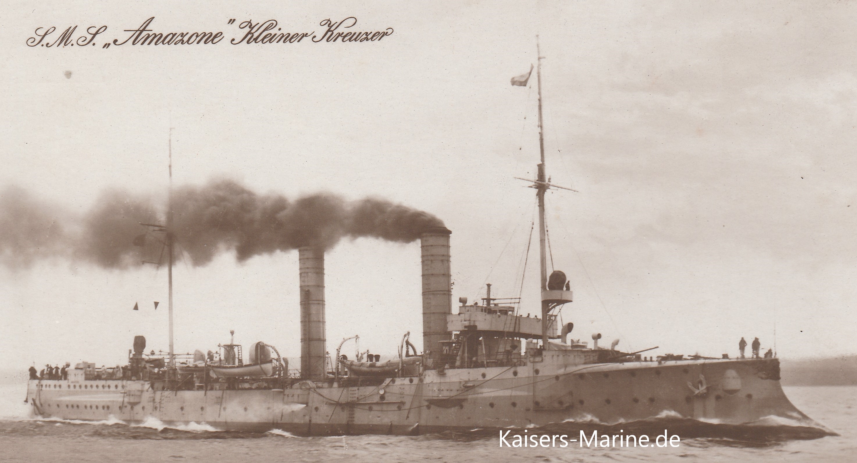 Kaisers Marine - Sammlung - SMS AMAZONE