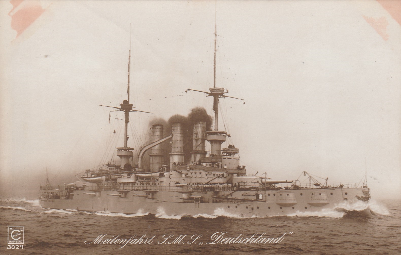 Schiffe der Kaiserlichen Marine - SMS Deutschland