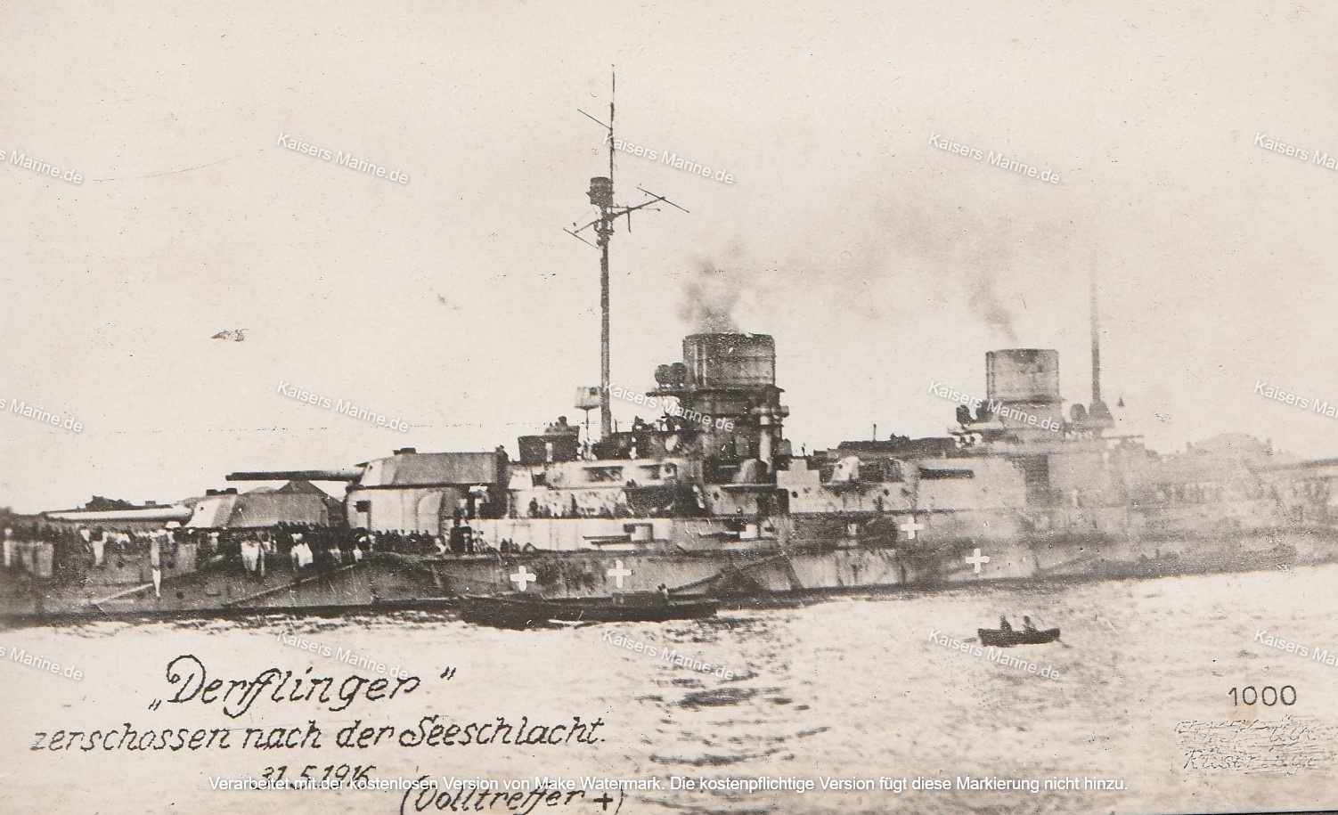 Kaisers Marine - Sammlung - SMS DERFFLINGER