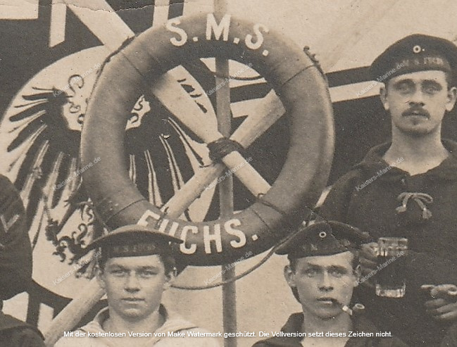Kaisers Marine - Sammlung - SMS FUCHS (1905)
