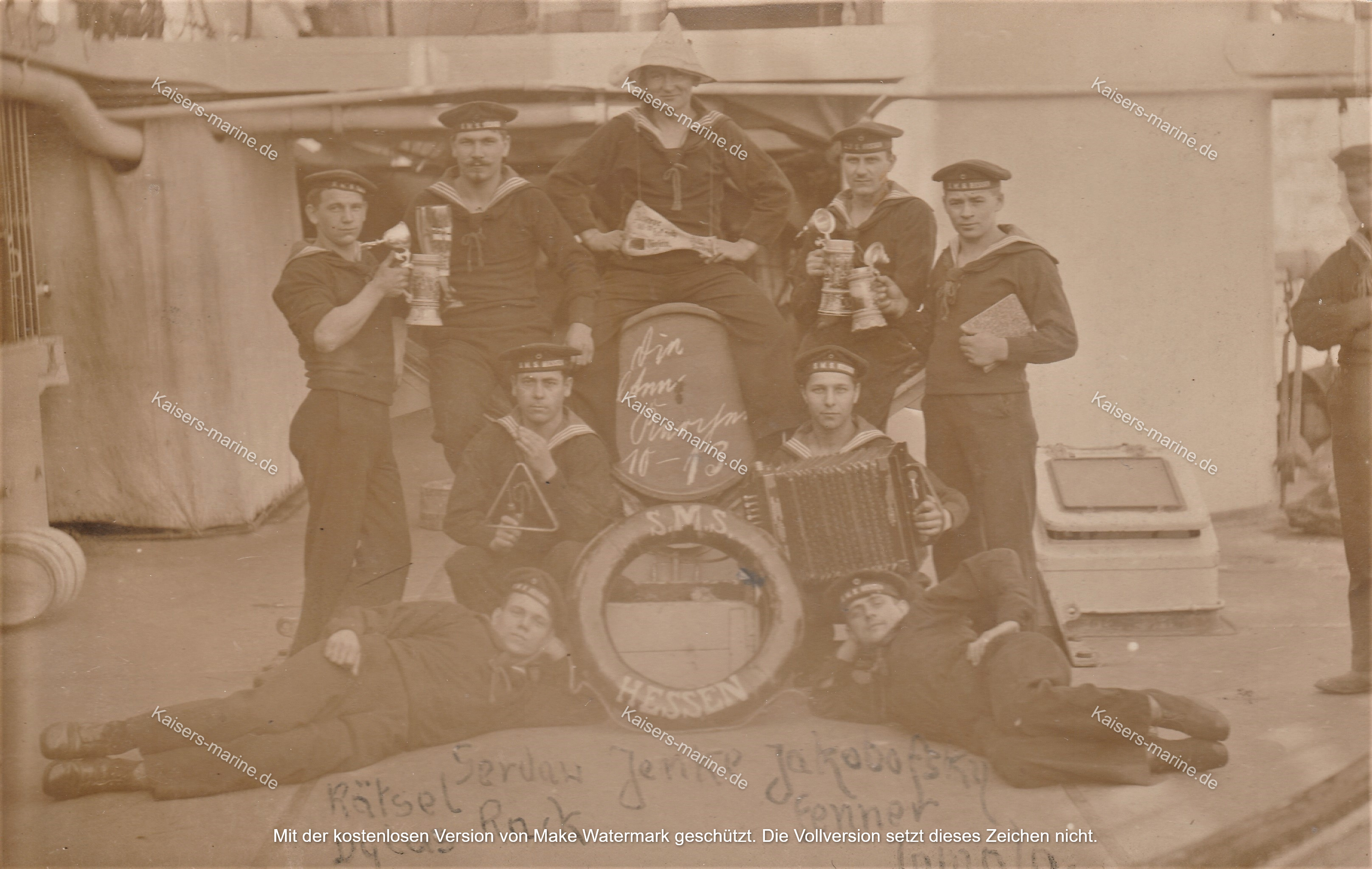 Schiffe der Kaiserlichen Marine - SMS Hessen