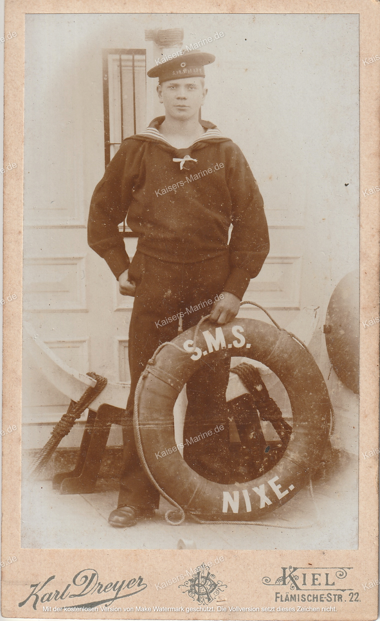 Kaisers Marine - Sammlung - SMS NIXE