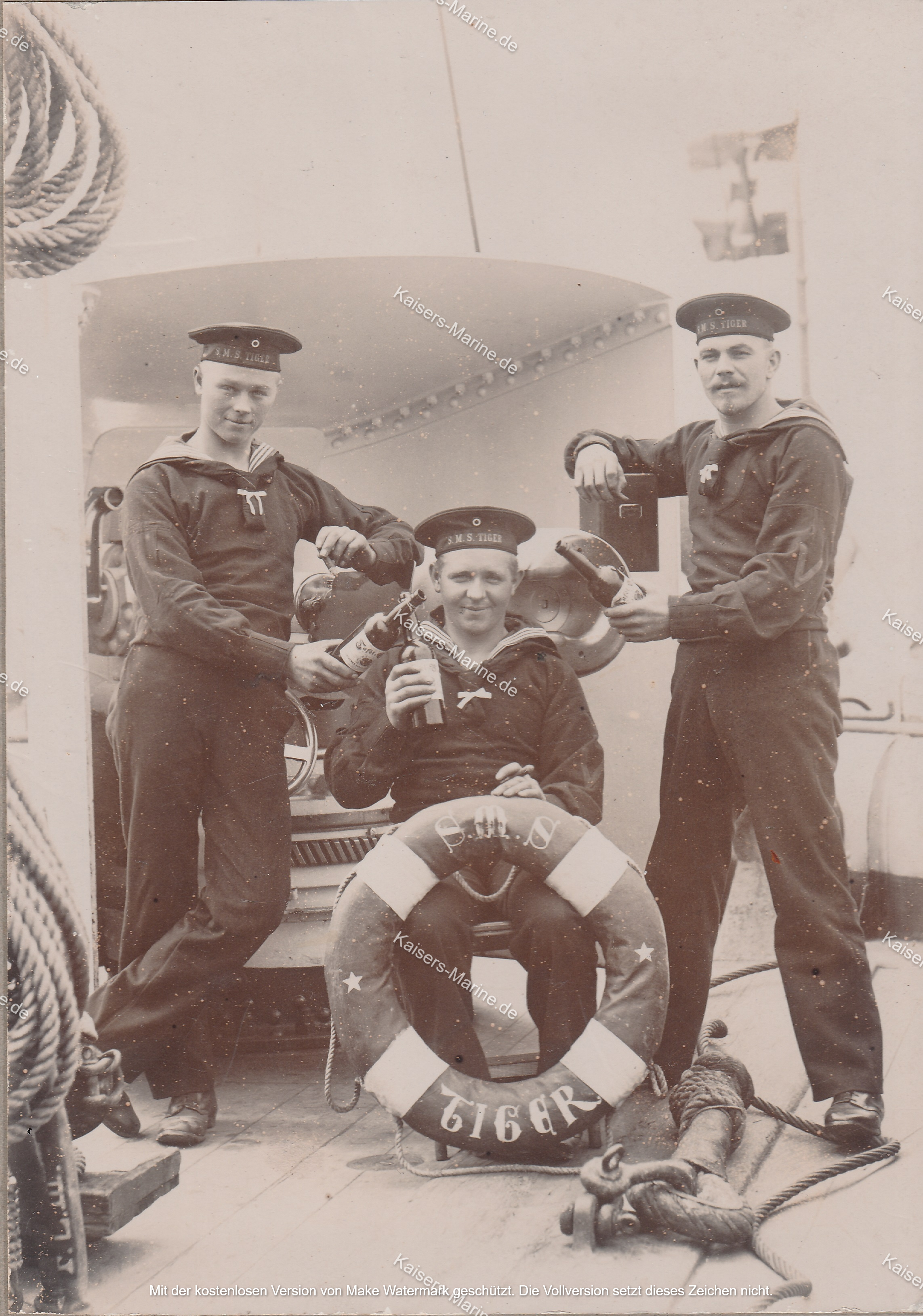 Kaisers Marine - Sammlung - SMS TIGER (1899)