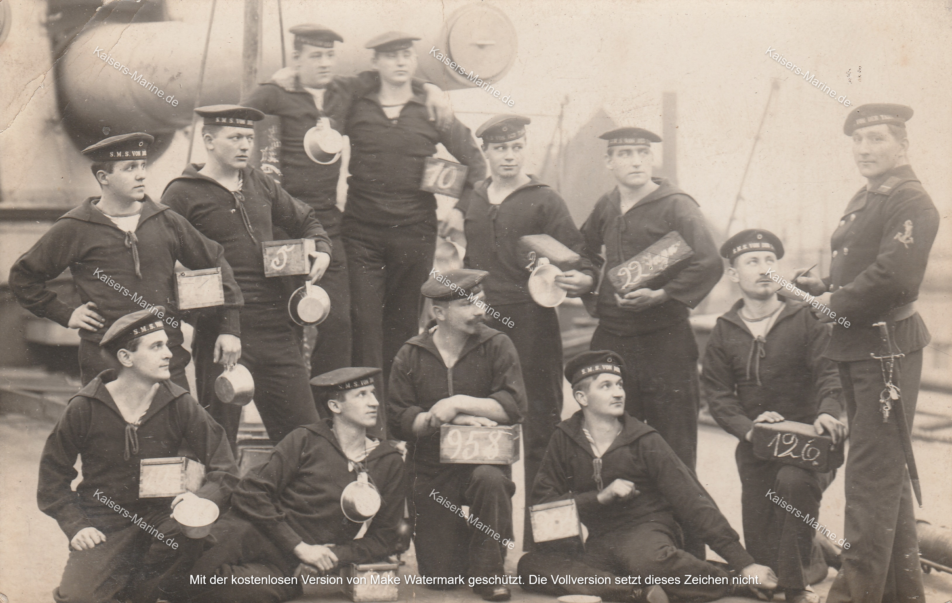 Kaisers Marine - Sammlung - SMS VON DER TANN (1910)