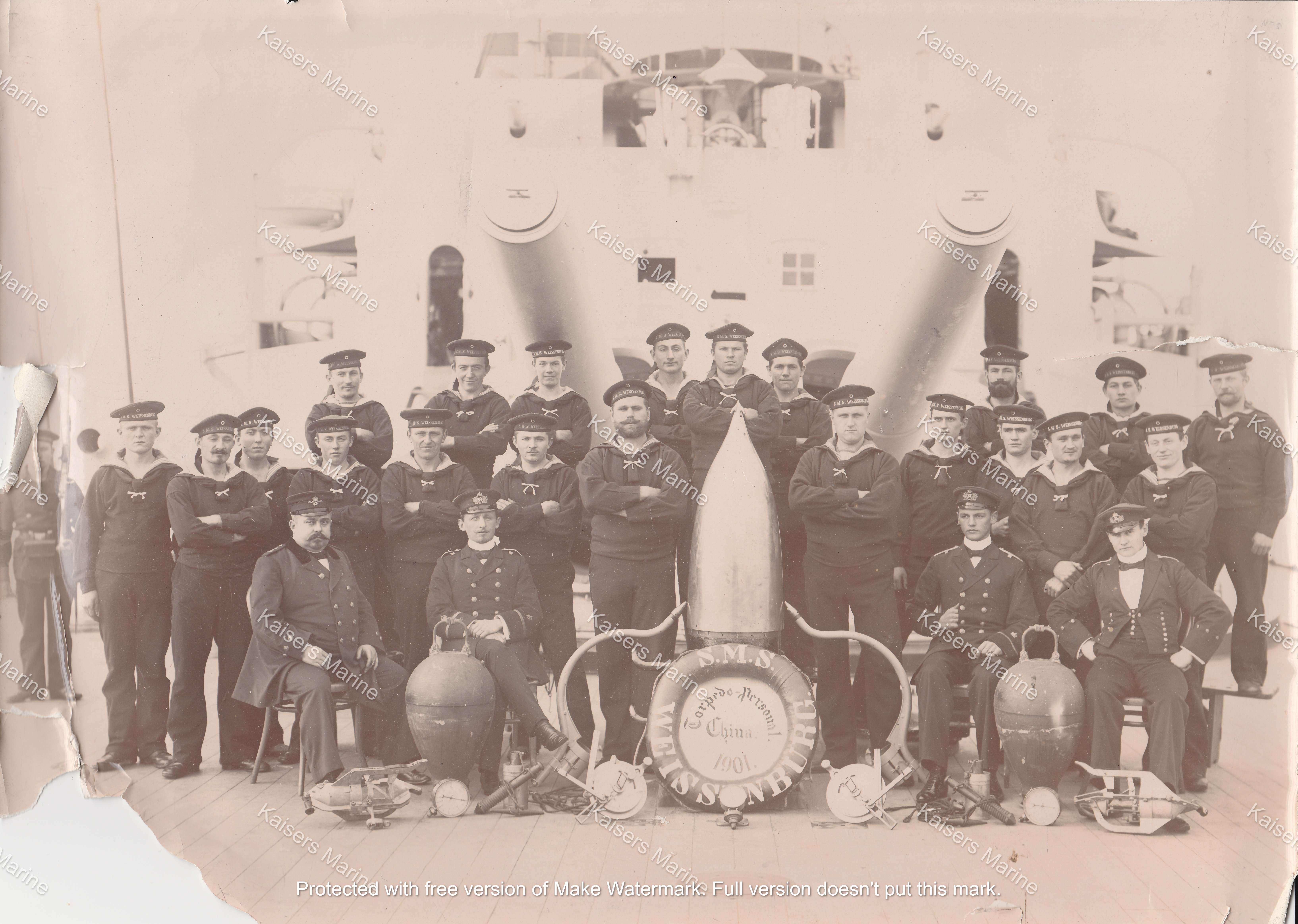 Kaisers Marine - Sammlung - SMS WEISSENBURG