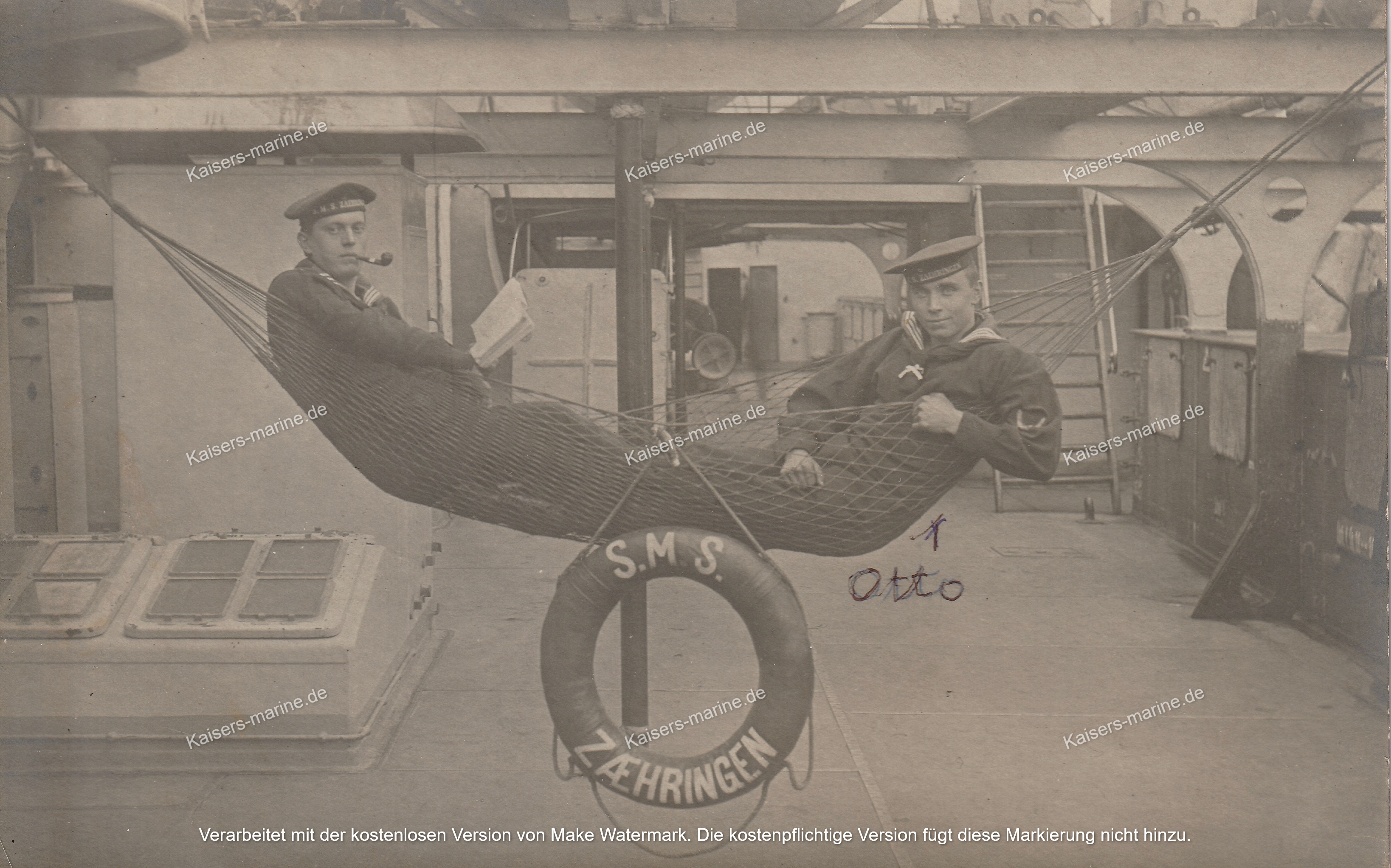 Kaisers Marine - Sammlung - SMS ZÄHRINGEN